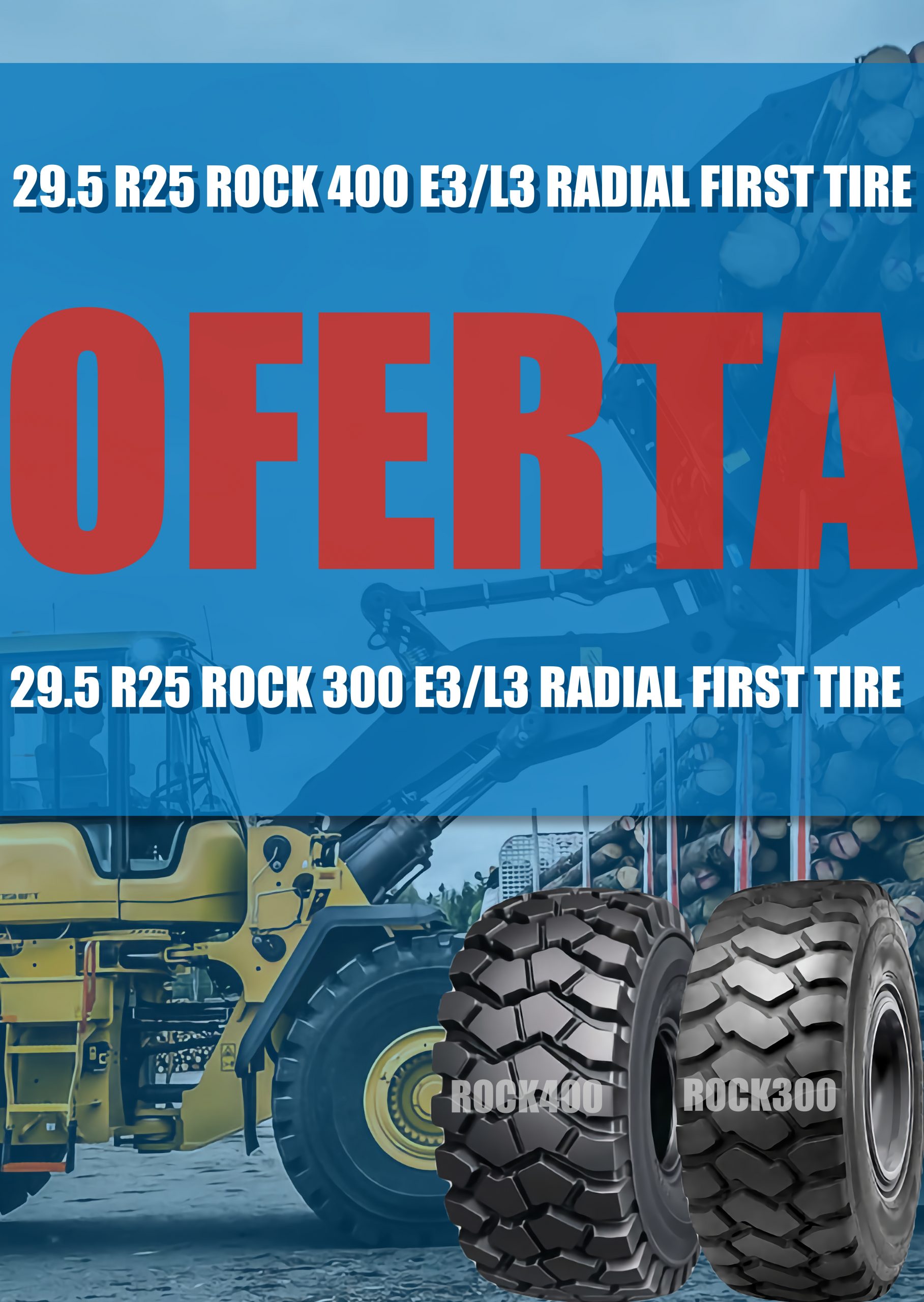 LIQUIDACIÓN FIRST TIRE 29.5 R25 - Neumáticos Lucena